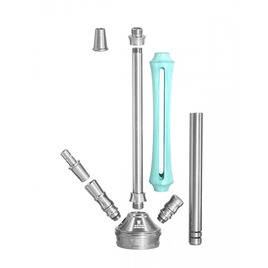 Kaya Shisha Clear Elox 480 Boro Lance Capsule Silber 2S